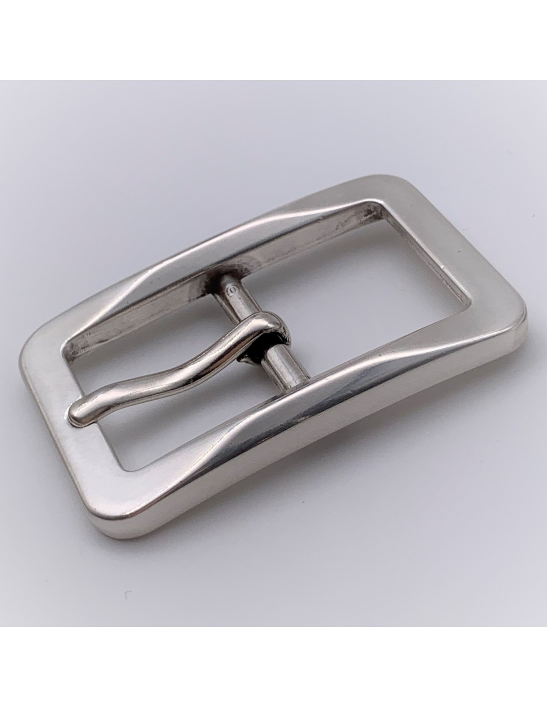 Doppelbügel Schnalle 25mm silber